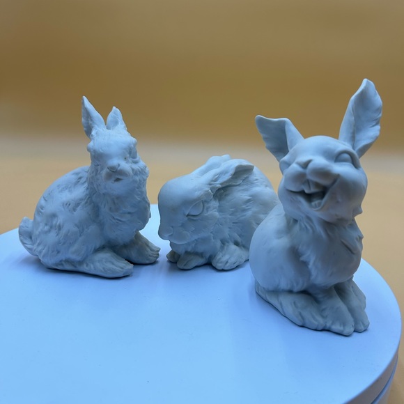 Vintage | Holiday | Kaiser West Germany Bunny Rabbits Easter White Hand ...